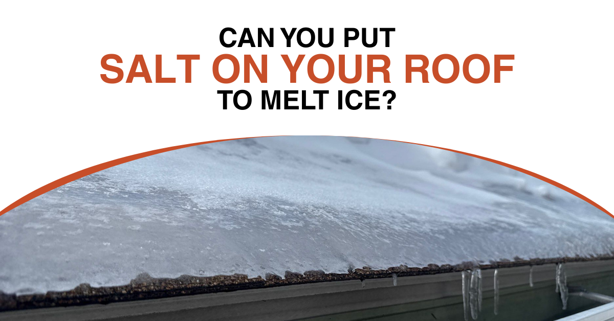 Can You Put Salt on Your Roof to Melt Ice?